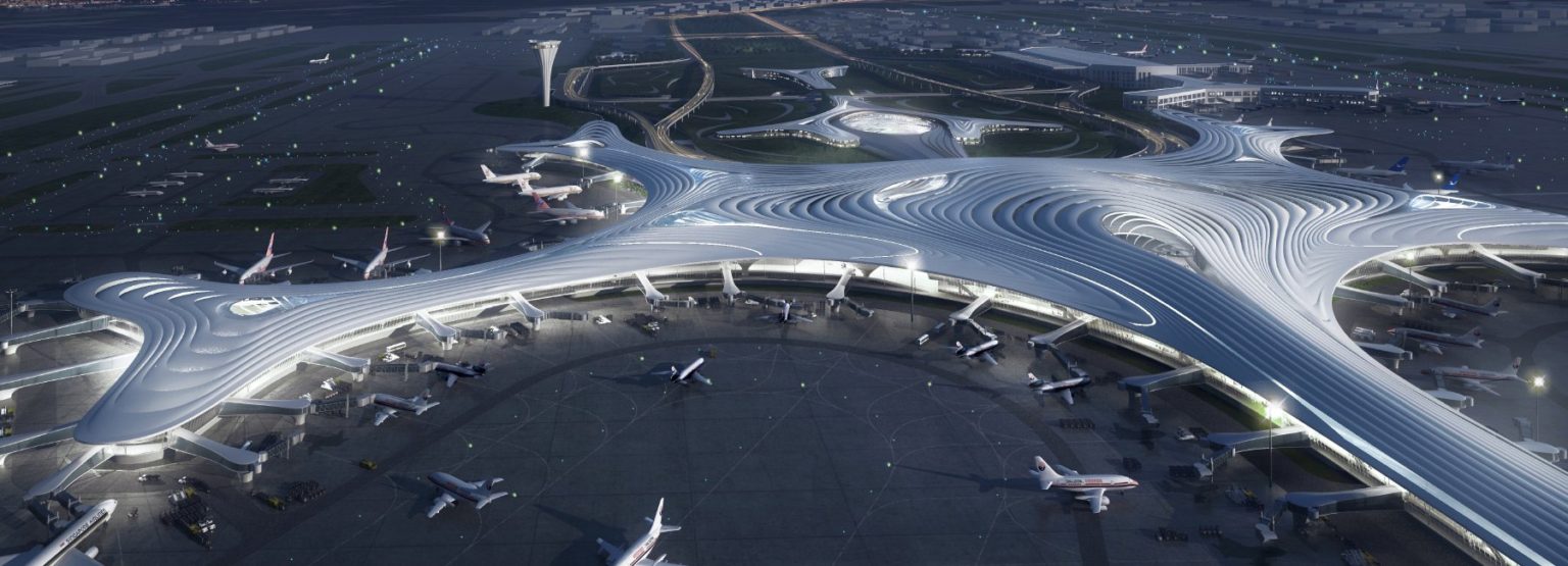 Harbin Airport and its flake-shaped terminal – ArchiBat Mag