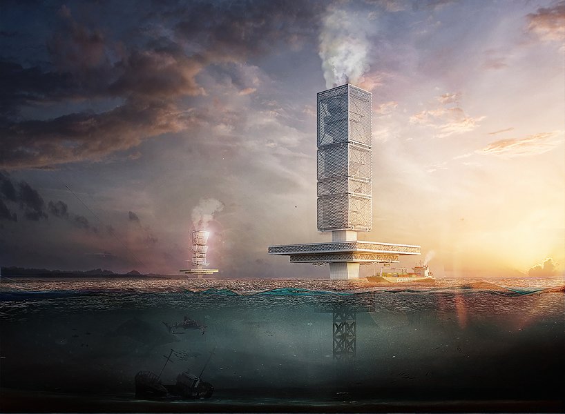A floating skyscraper to recycle waste from the ocean – ArchiBat Mag