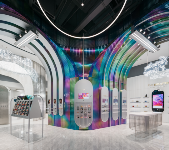 Un magasin de cosmétiques aux allures futuristes – ArchiBat Mag